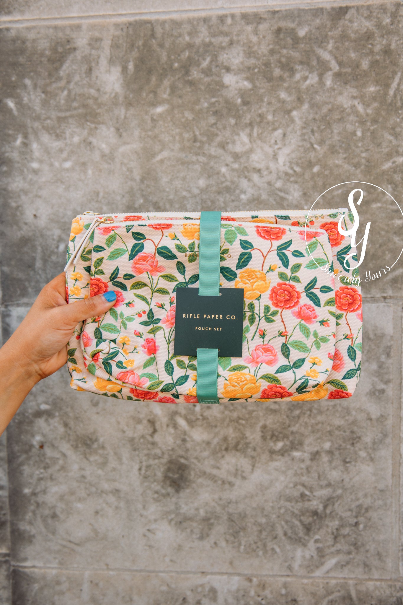 Roses Set of 2 Zippered Pouch Set – Sincerely Yours