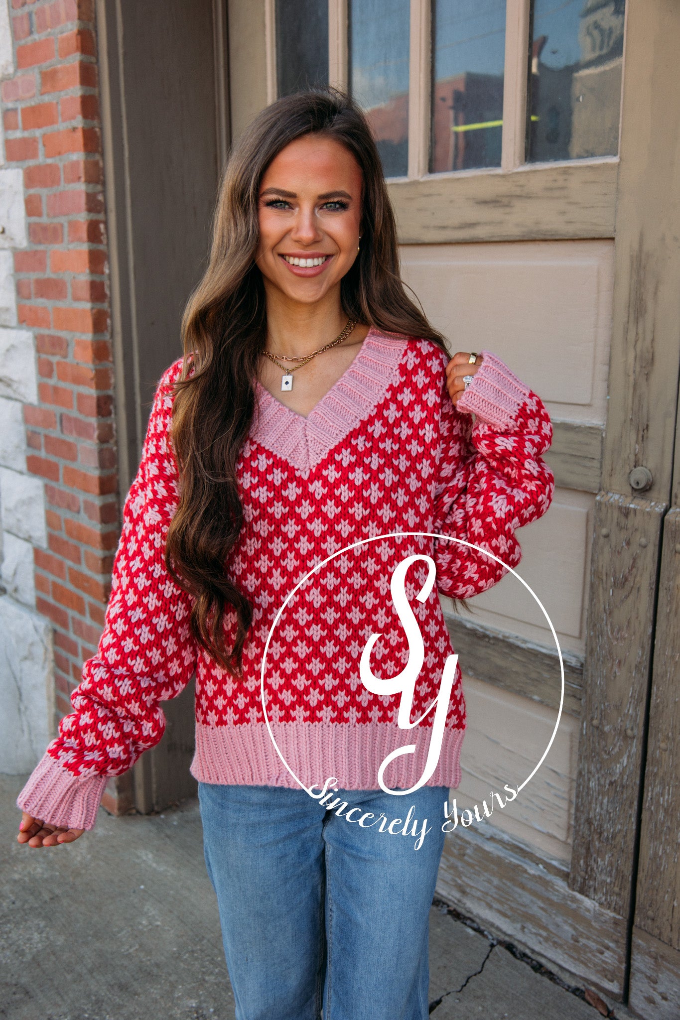 Sweetness Cuddles Sweater - Pink – Sincerely Yours