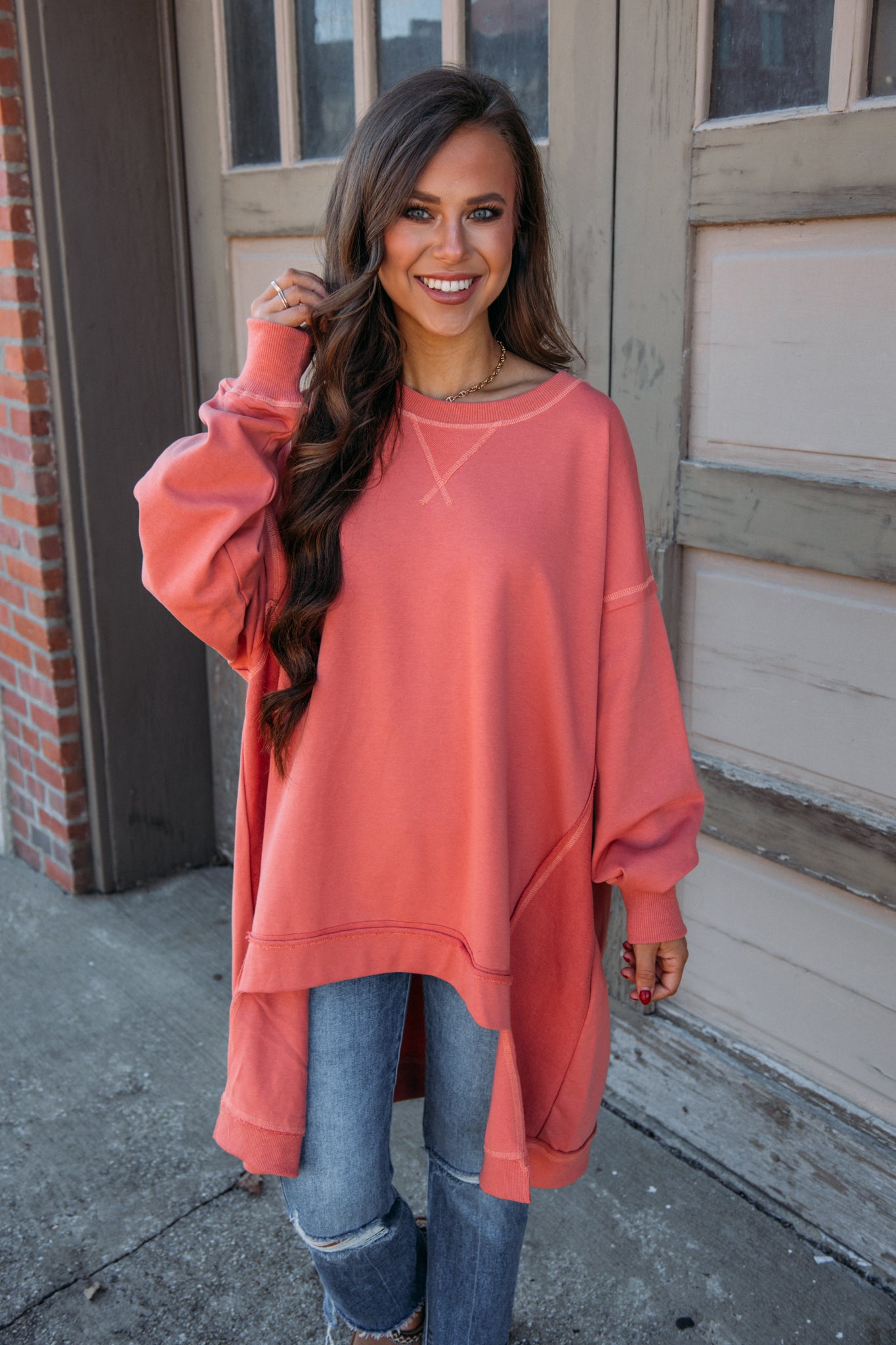 Happy Pullover - Rust – Sincerely Yours