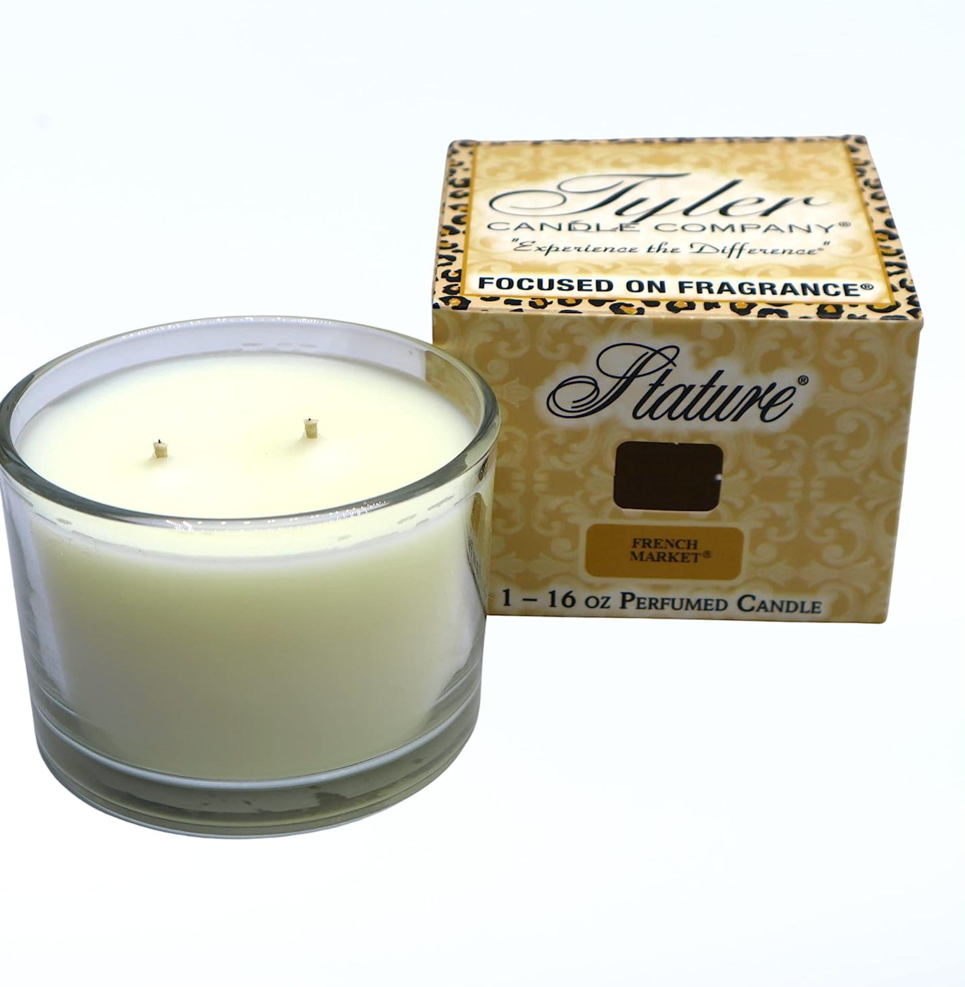 Tyler Candle Company Stature Clear 16oz Candle – Sincerely Yours